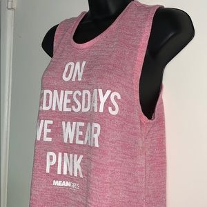 Fifth Sun | Tops | Mean Girls On Wednesday We Wear Pink Tank Large ...